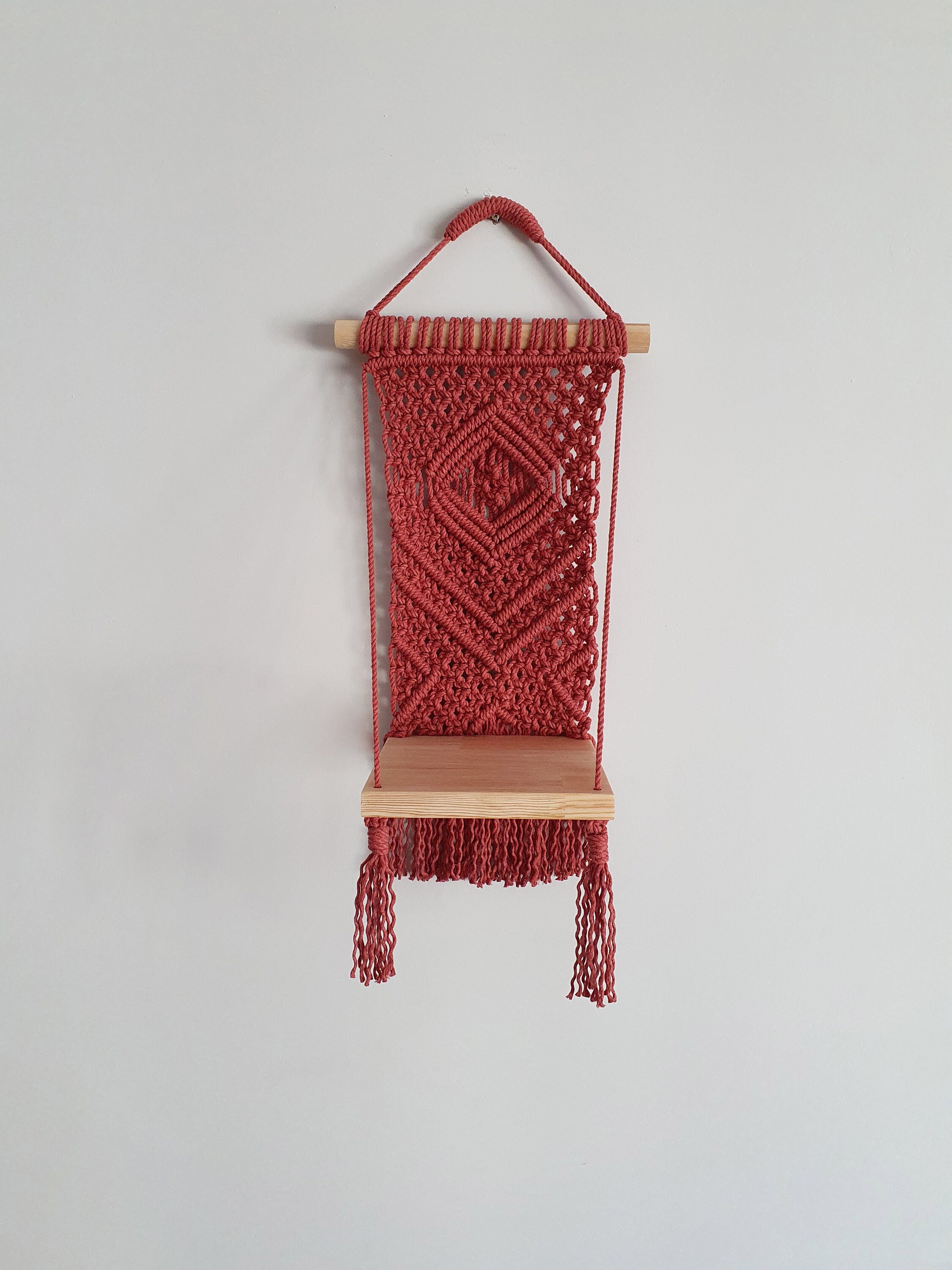 Digital Macrame Wall Hanging Shelf Pattern PDS32 Instant | Etsy