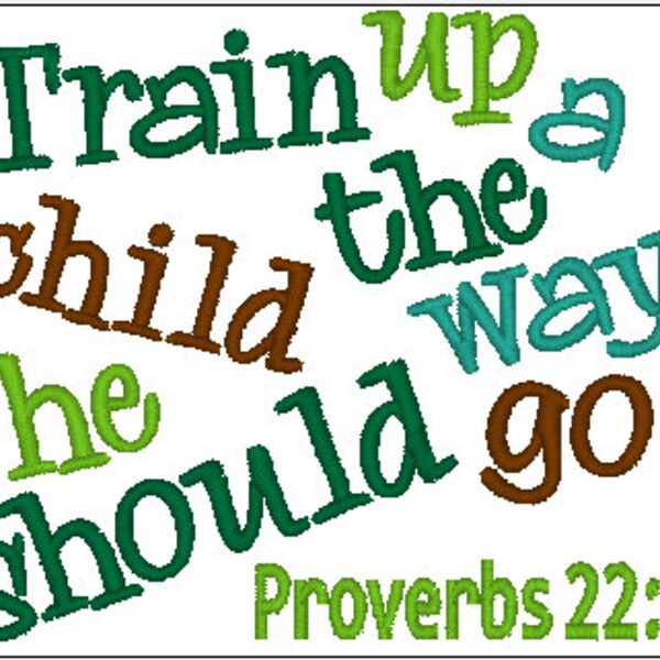 Train up a Child - Etsy