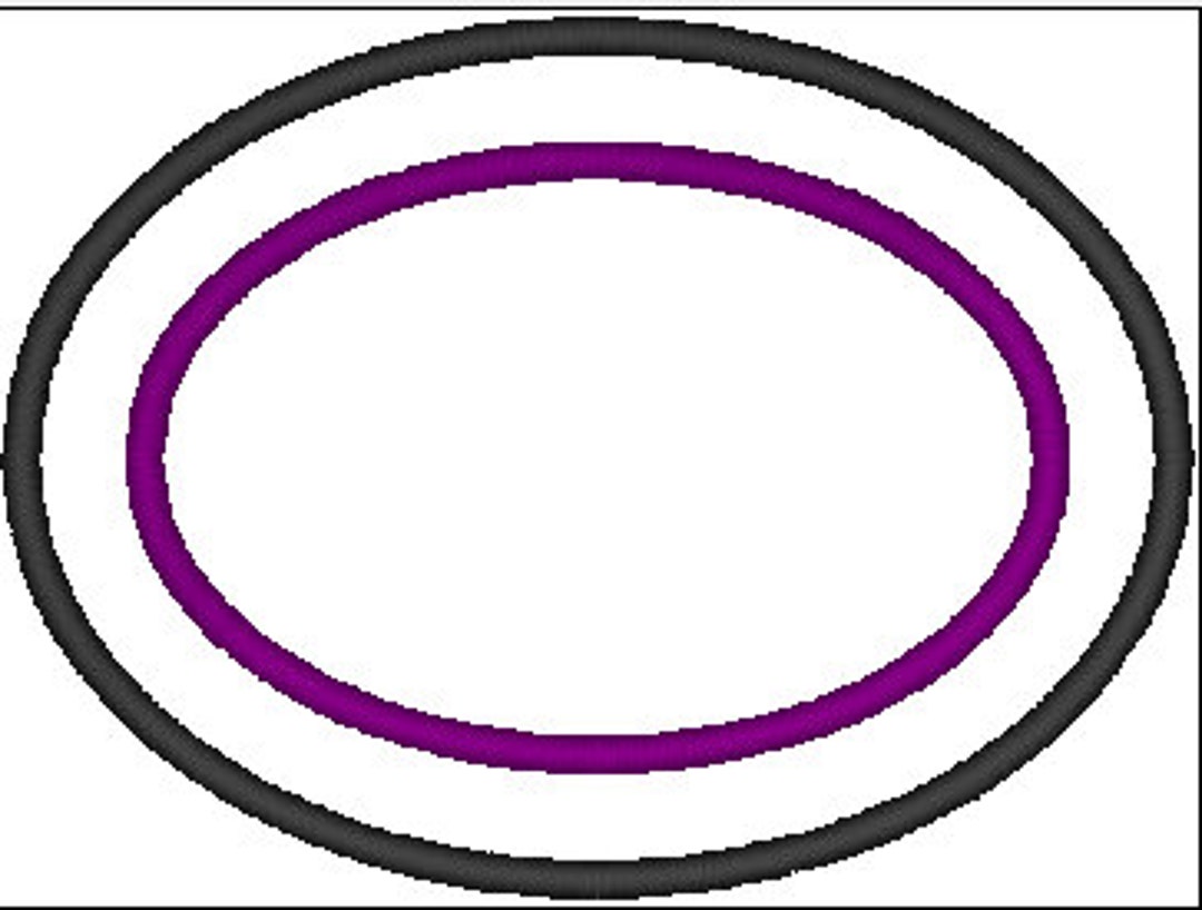 Oval Applique Embroidery Design " Instant Download" - Etsy