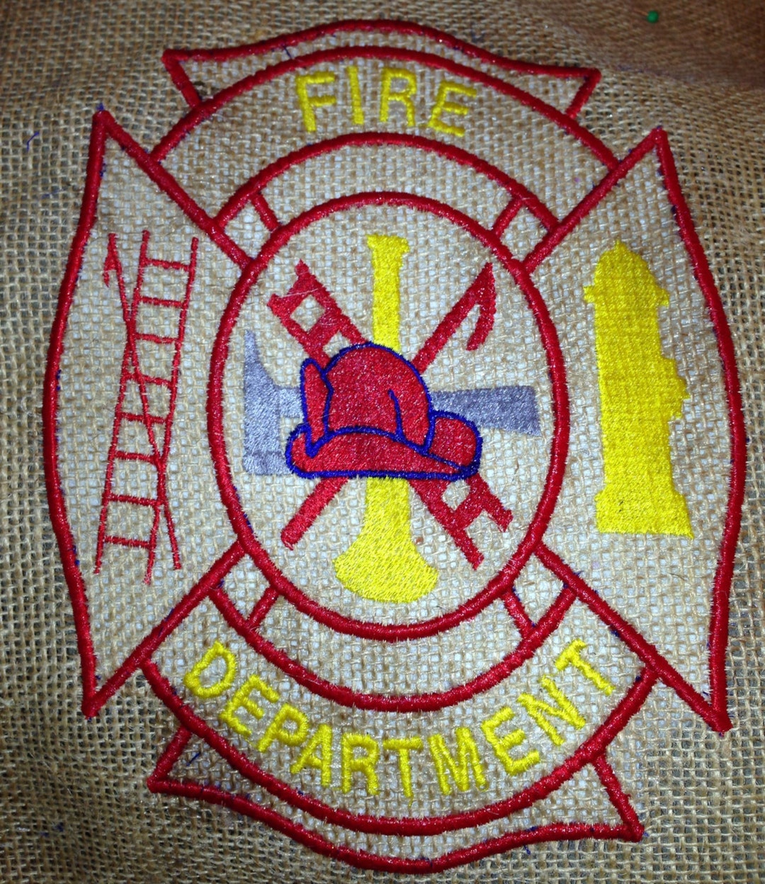 Firefighter Machine Embroidery Design "instant Download" - Etsy