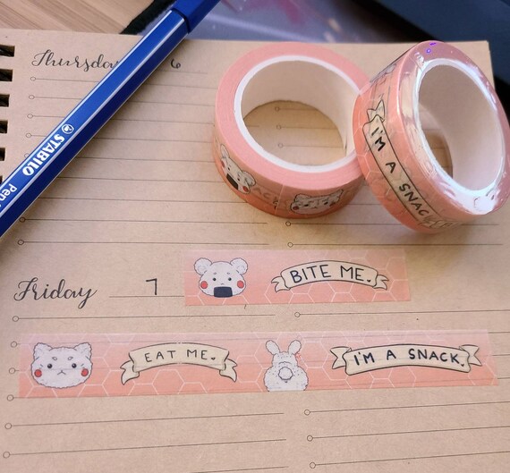 Grumpy Rice Ball Onigiri Animals Washi Tape Paper Tape 10 | Etsy