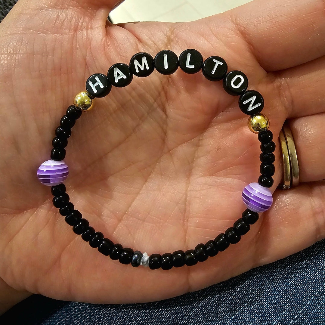 F1 Inspired - Lewis Hamilton - Mercedes AMG Petronas Themed Glass Bead ...