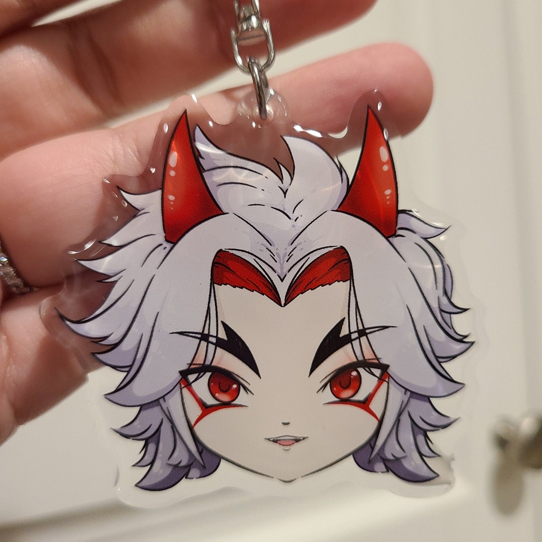 Genshin Itto Double Sided Acrylic Keychain Charm With Epoxy. - Etsy