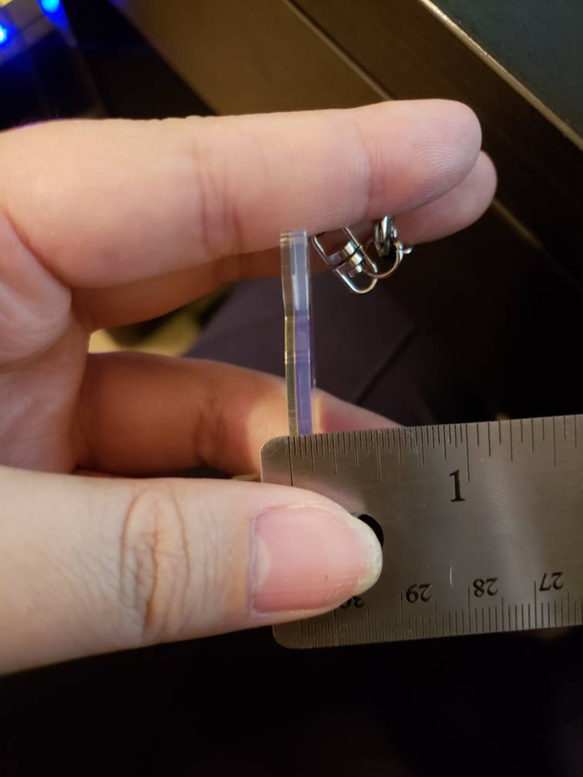 Ditto Metamon Pokemon Semi Transparent Acrylic Charm Keychain - Etsy