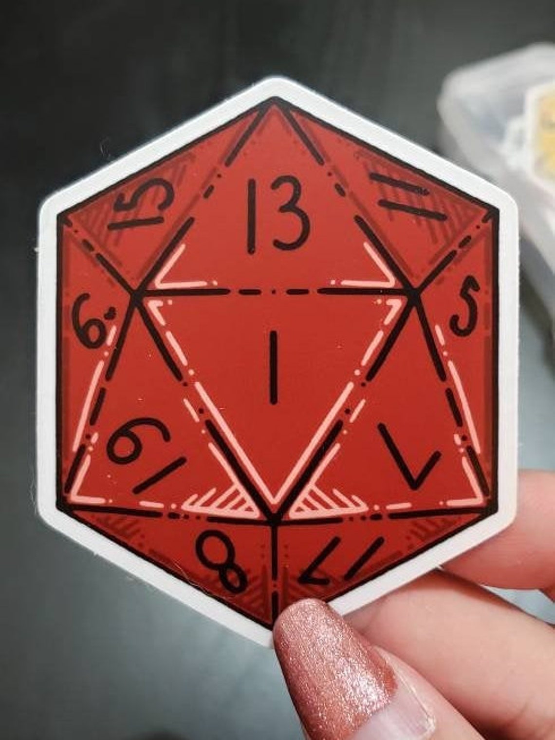 D20 Critical Hit or Botch 3 INCH Die Cut Matte Vinyl Sticker - Etsy