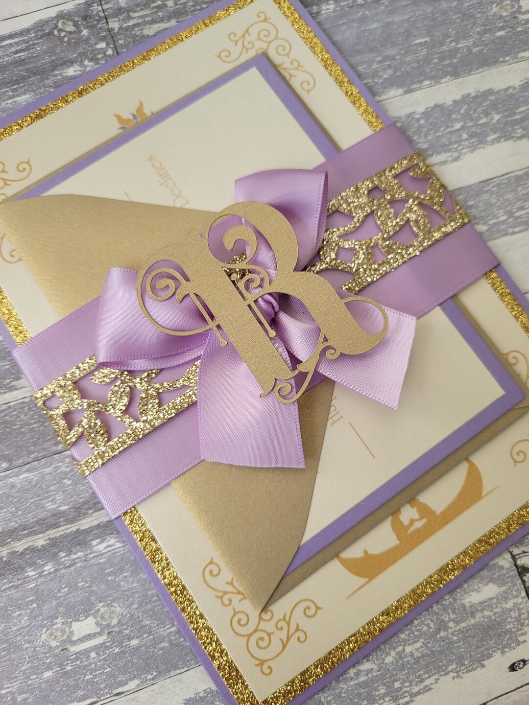 50x Rapunzel Wedding Invitation Sets - Etsy