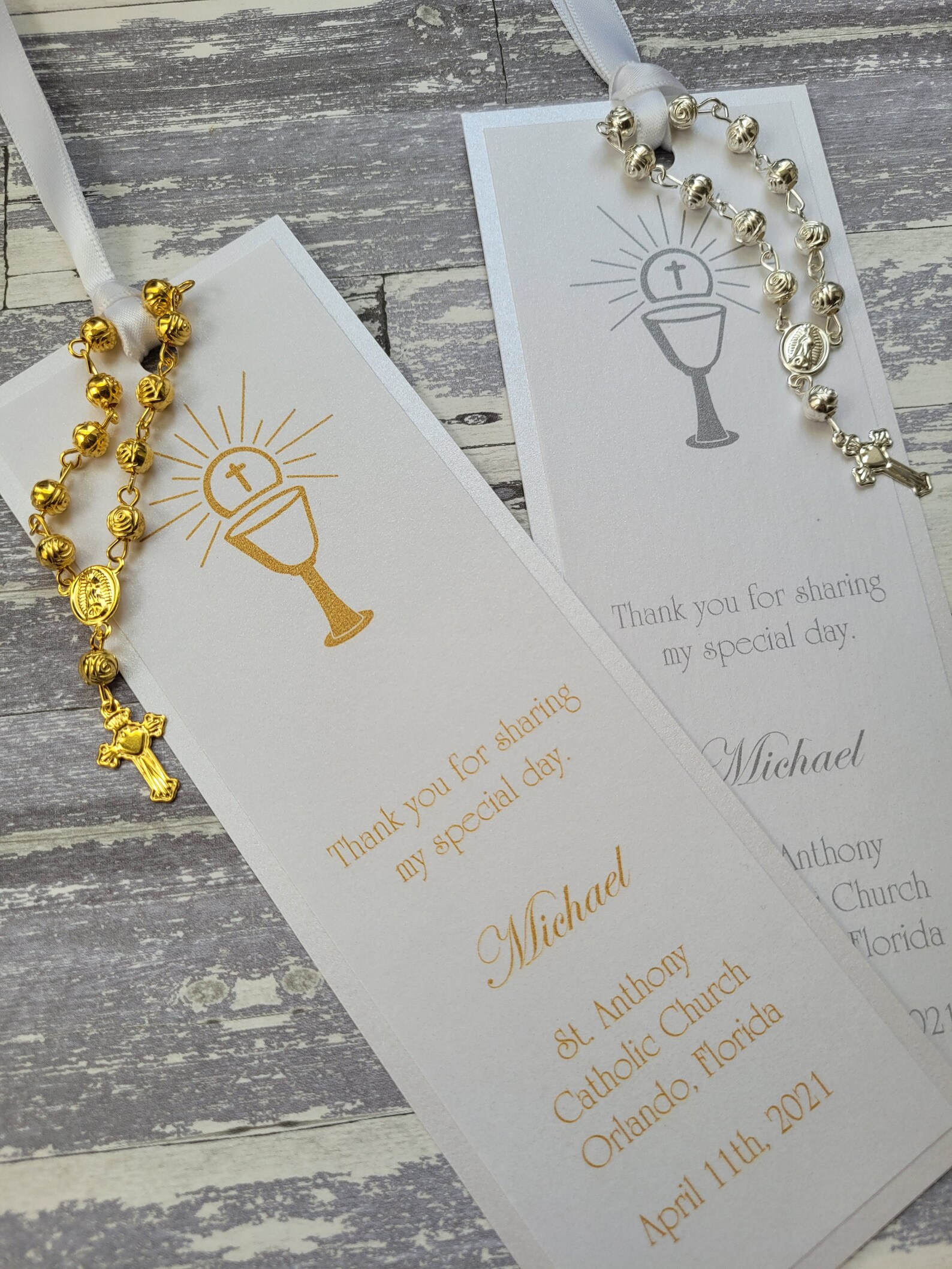 First Holy Communion Remembrance Cards - Etsy