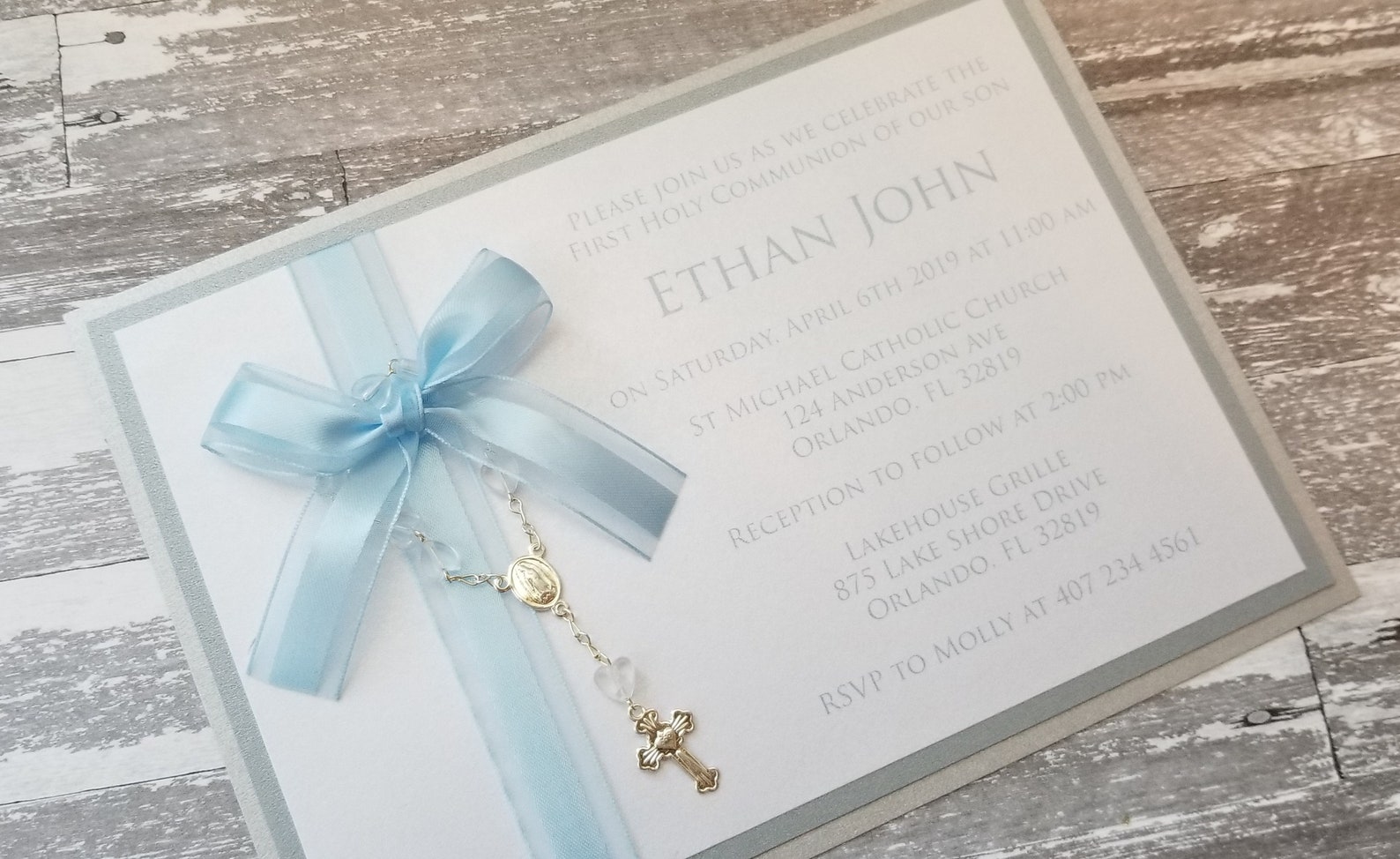 40x First Holy Communion Invitations - Etsy