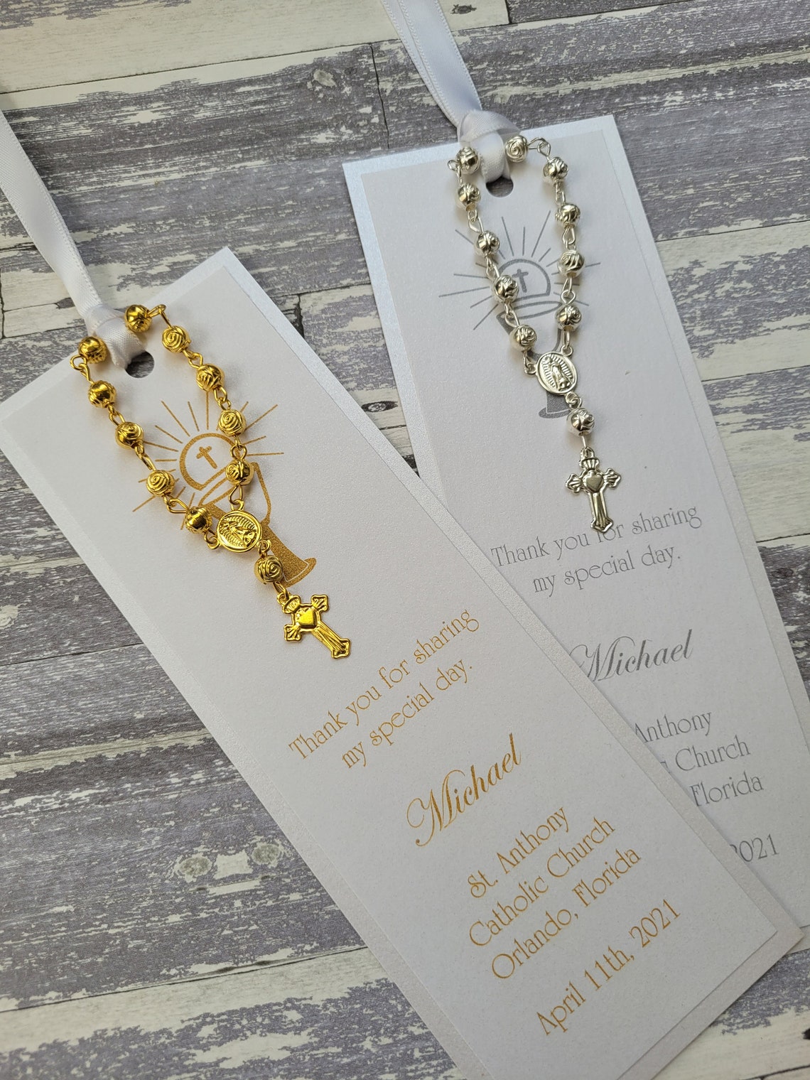 First Holy Communion Remembrance Cards - Etsy