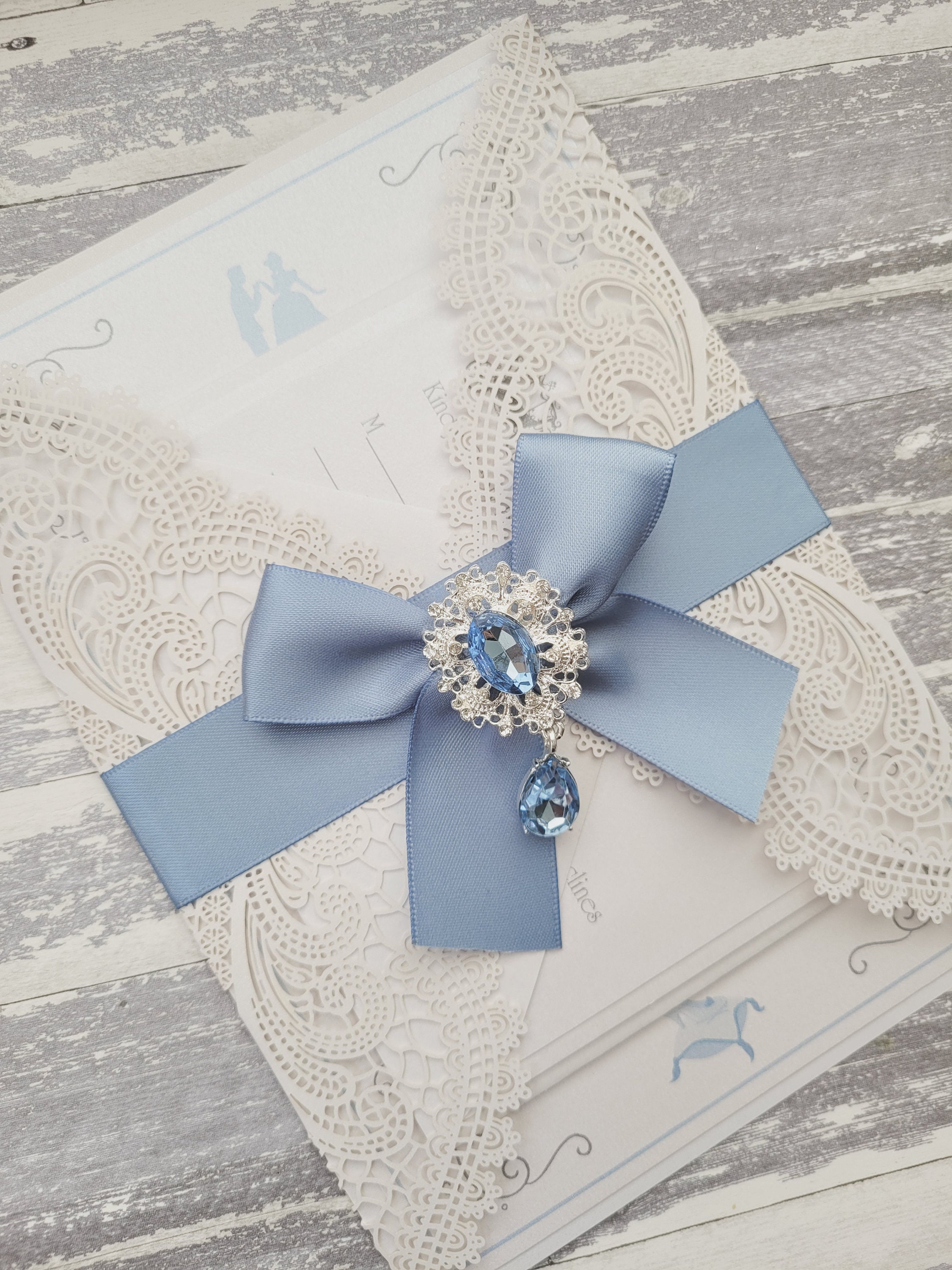 Cinderella Wedding Invitation Sample - Etsy