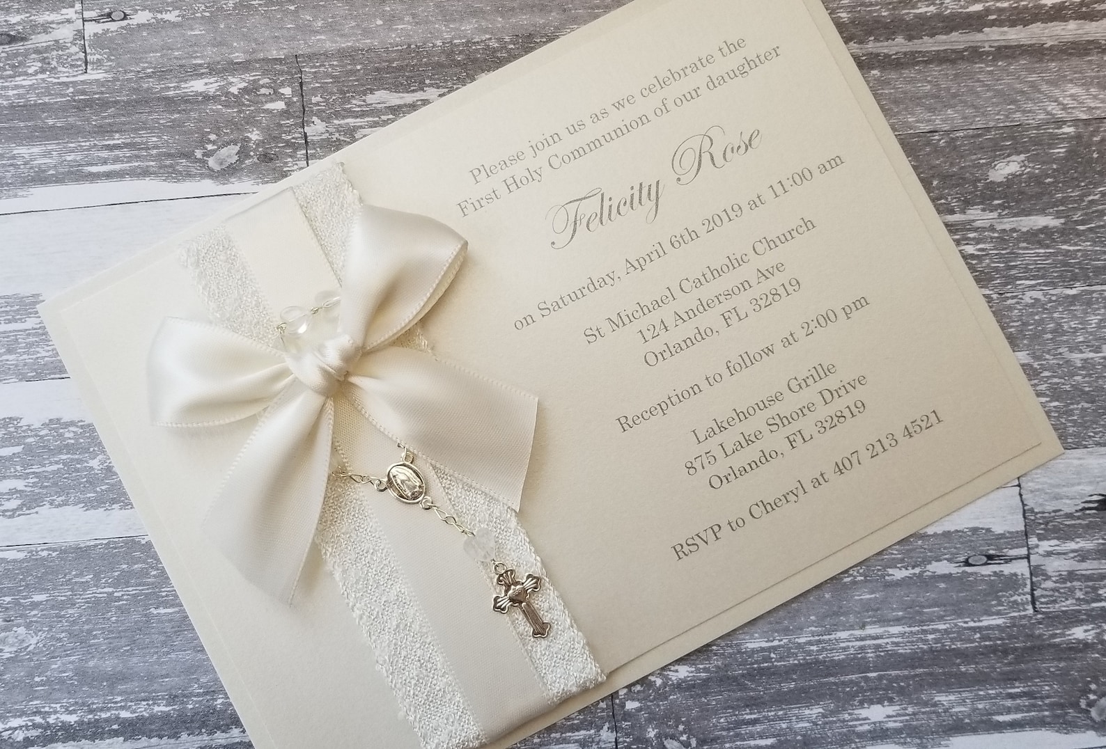 24x Holy Communion Invitations - Etsy
