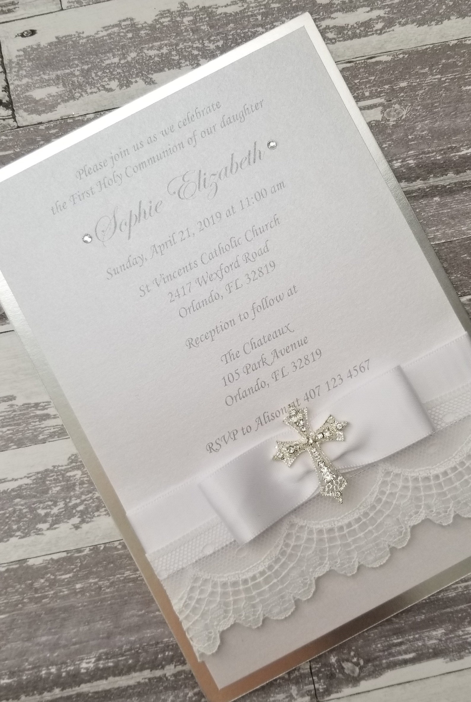 First Holy Communion Invitation - Etsy