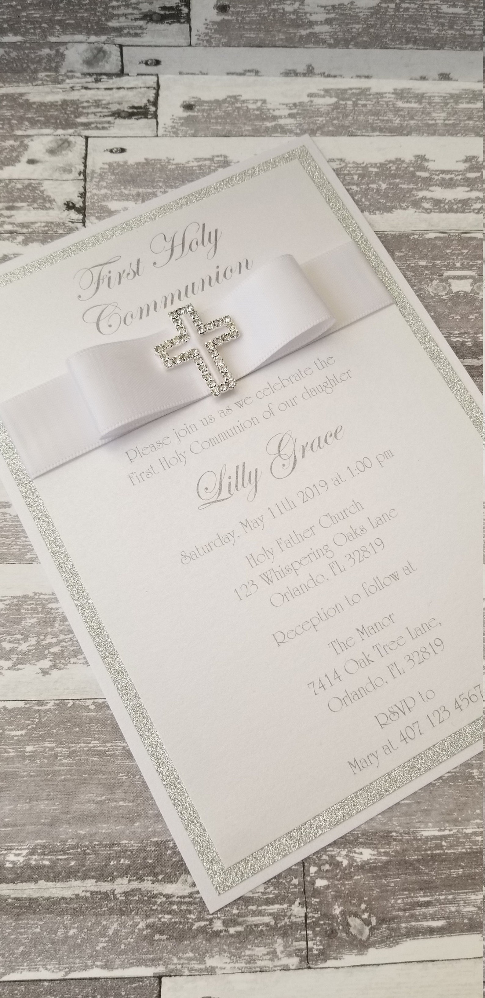 First Holy Communion Invitation | Etsy