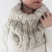 Trust Knitting Pattern Faux Button Knit Cowl Brome Fields - Etsy