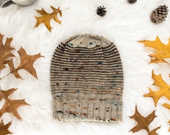 Spirited Knitting Pattern Slouchy Knit Hat Brome Fields | Etsy