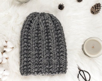 Spirited Knitting Pattern Slouchy Knit Hat Brome Fields | Etsy