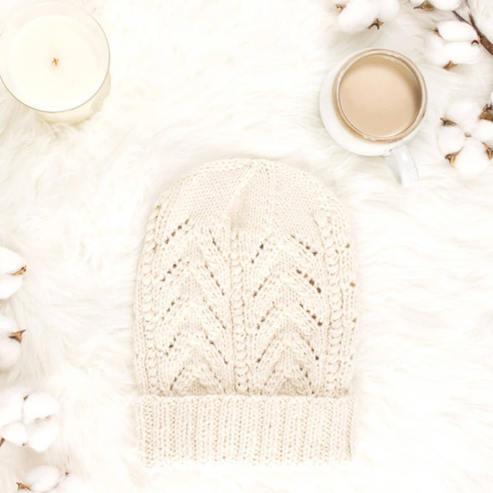 Spiffy Knitting Pattern Slouchy Knit Hat Brome Fields - Etsy