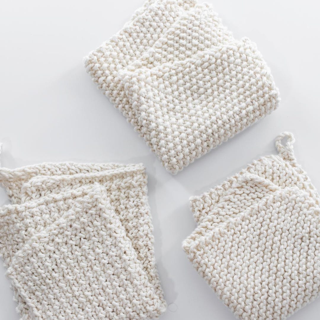 Knitting Pattern, Corner-to-corner Dishcloth Knitting Pattern ...