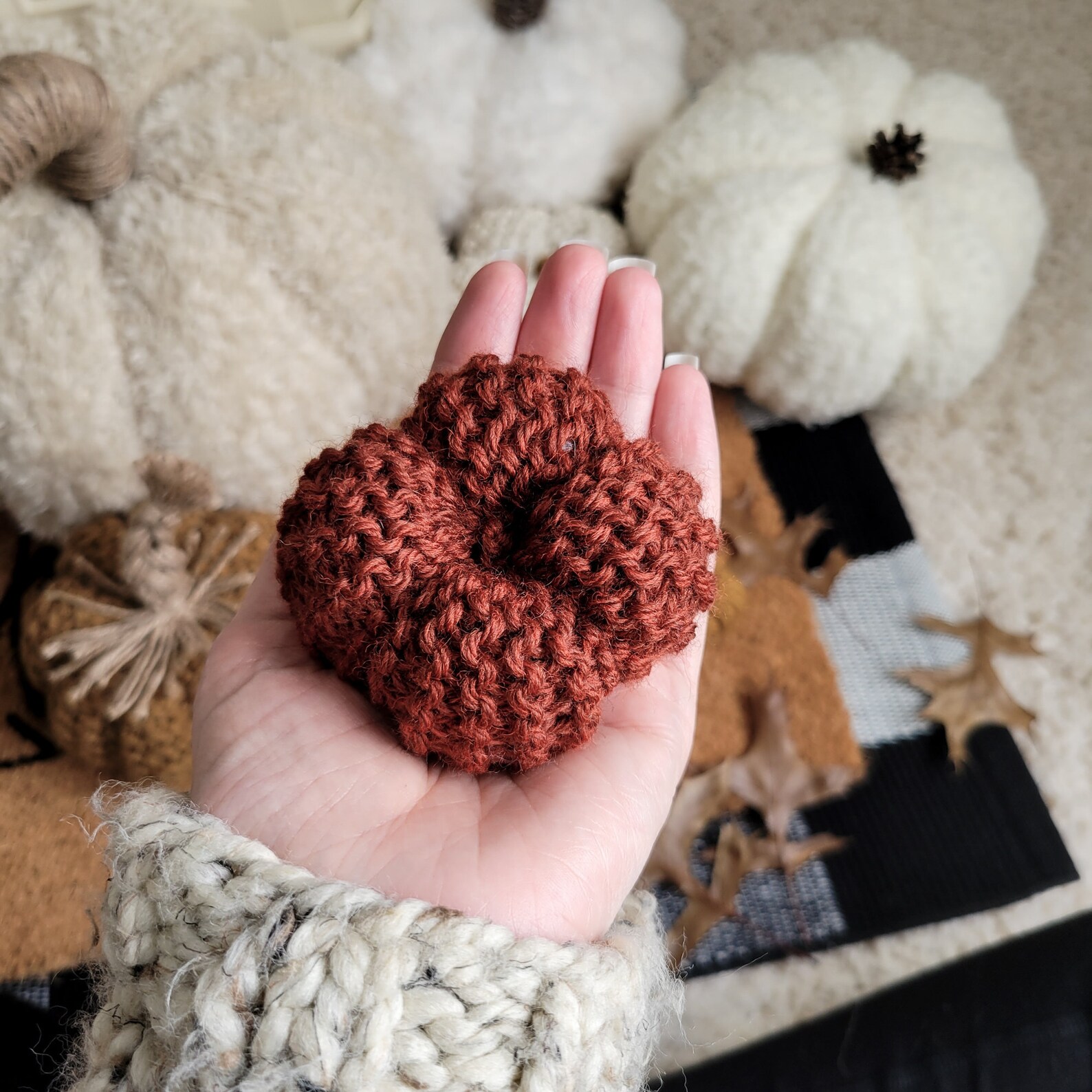 Knit Pumpkin Mini Pumpkin Pattern E-book Bundle Small Knitted Pumpkin ...