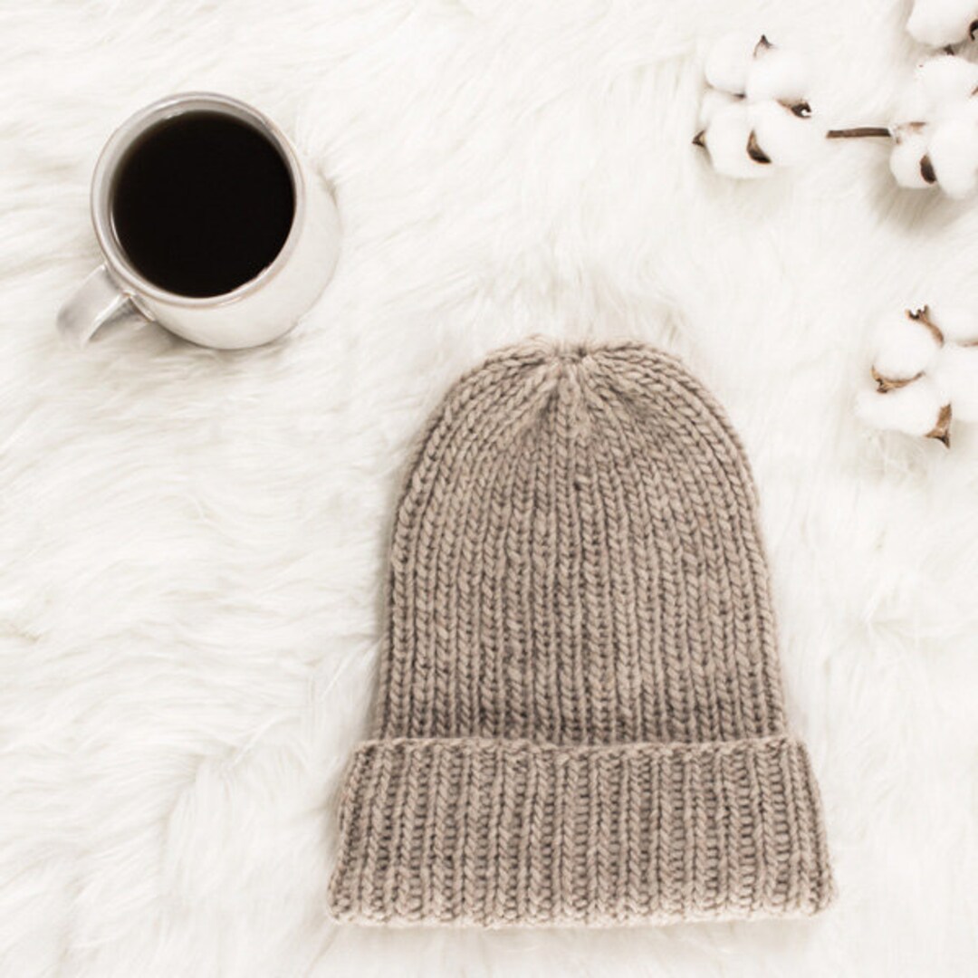 Loyal Knitting Pattern Slouchy Knit Hat Brome Fields - Etsy