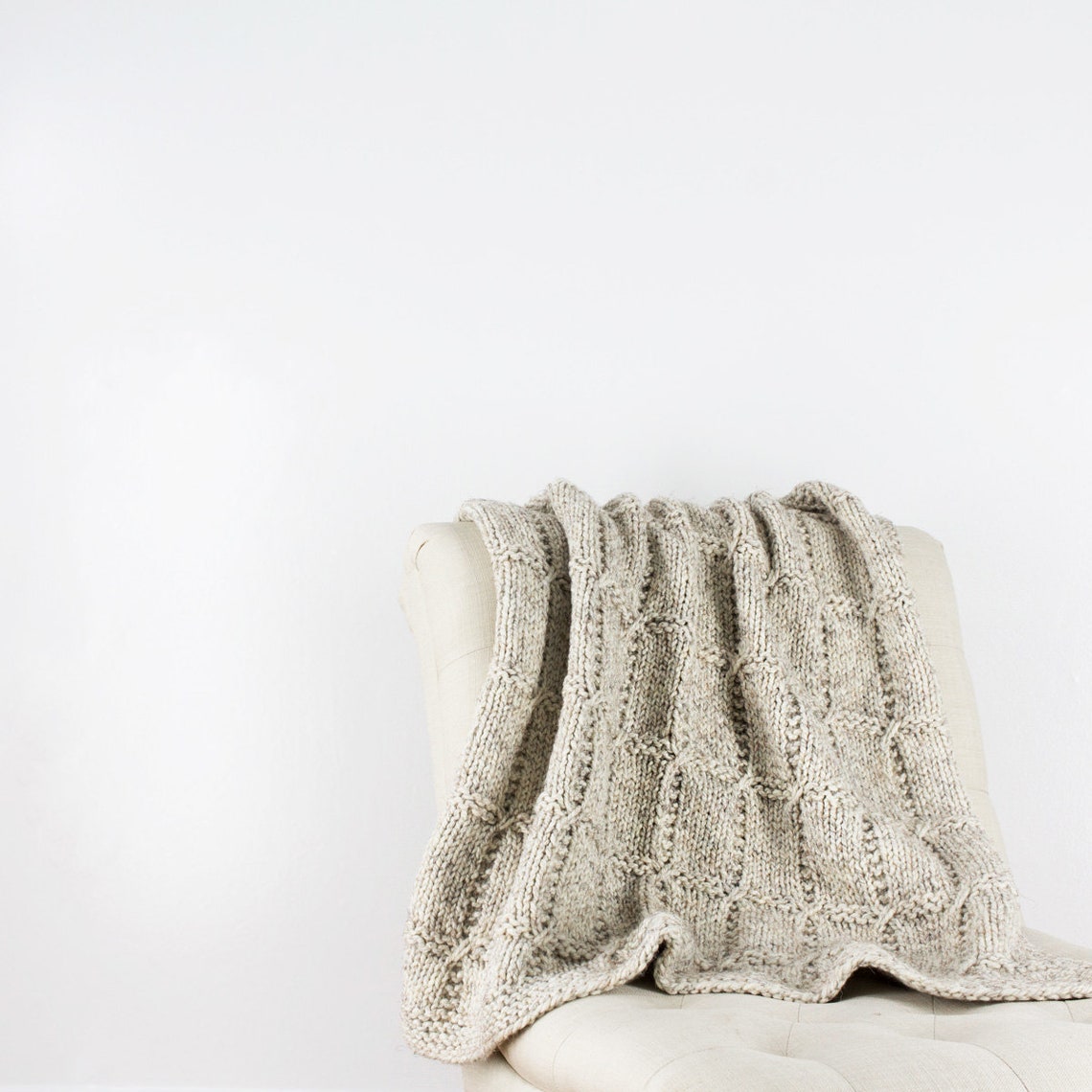 Advanced Blanket Knitting Pattern Video Tutorial Heirloom - Etsy