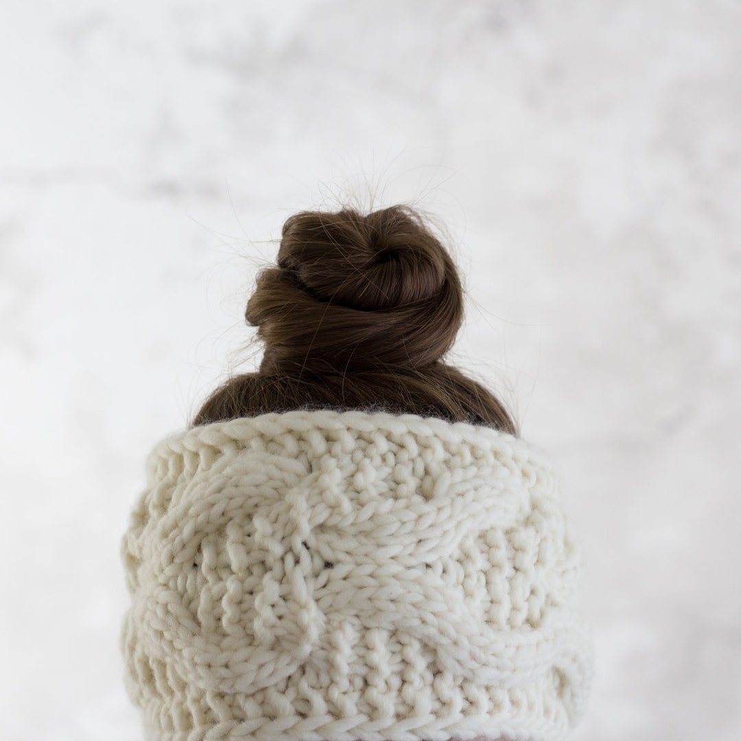 Knit Cable Headband Pattern - Chunky Cable Headband Knitting Pattern ...