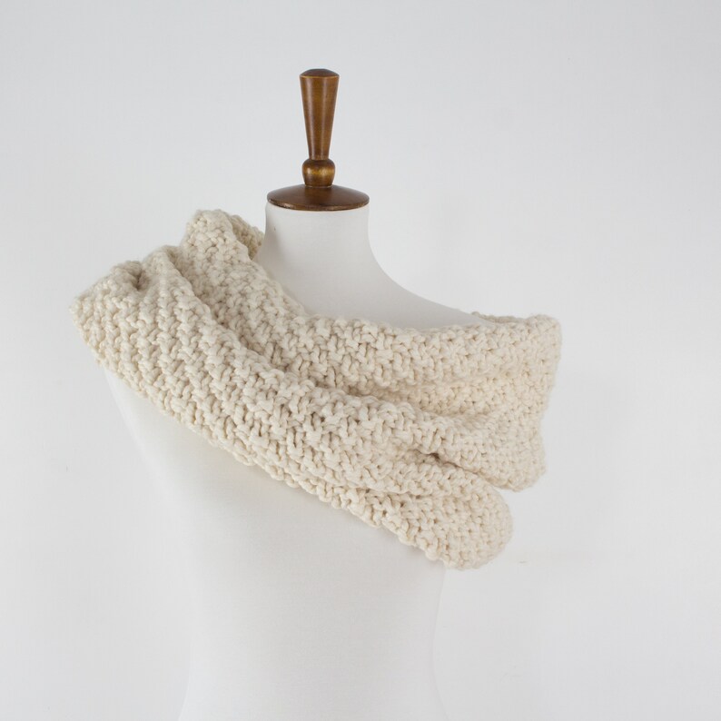 Oversized Chunky Cowl Knitting Pattern, Warm & Cozy Super Bulky Knit ...