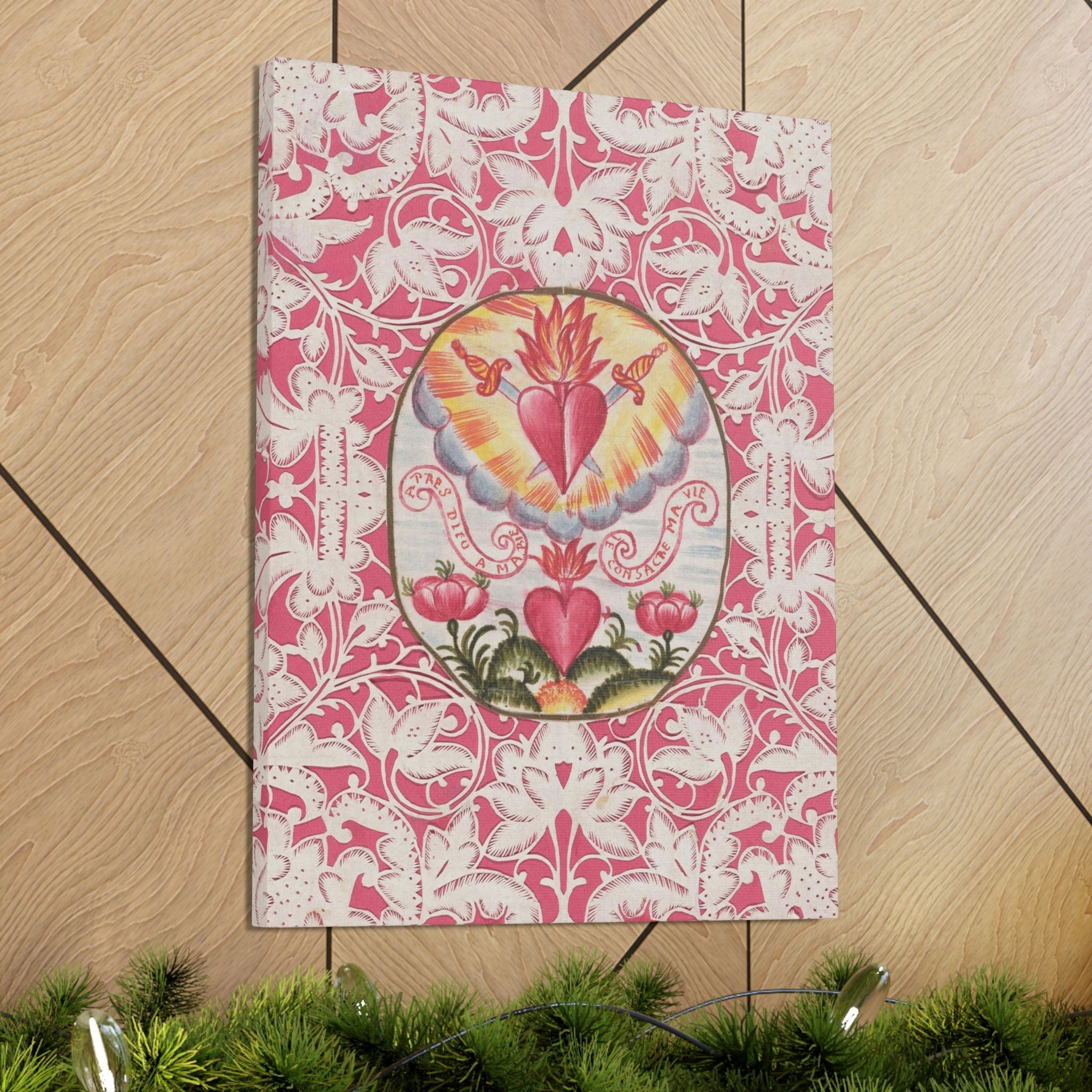 Beautiful Religious Wall Art: Sacred Heart of Jesus, 18th Century ...