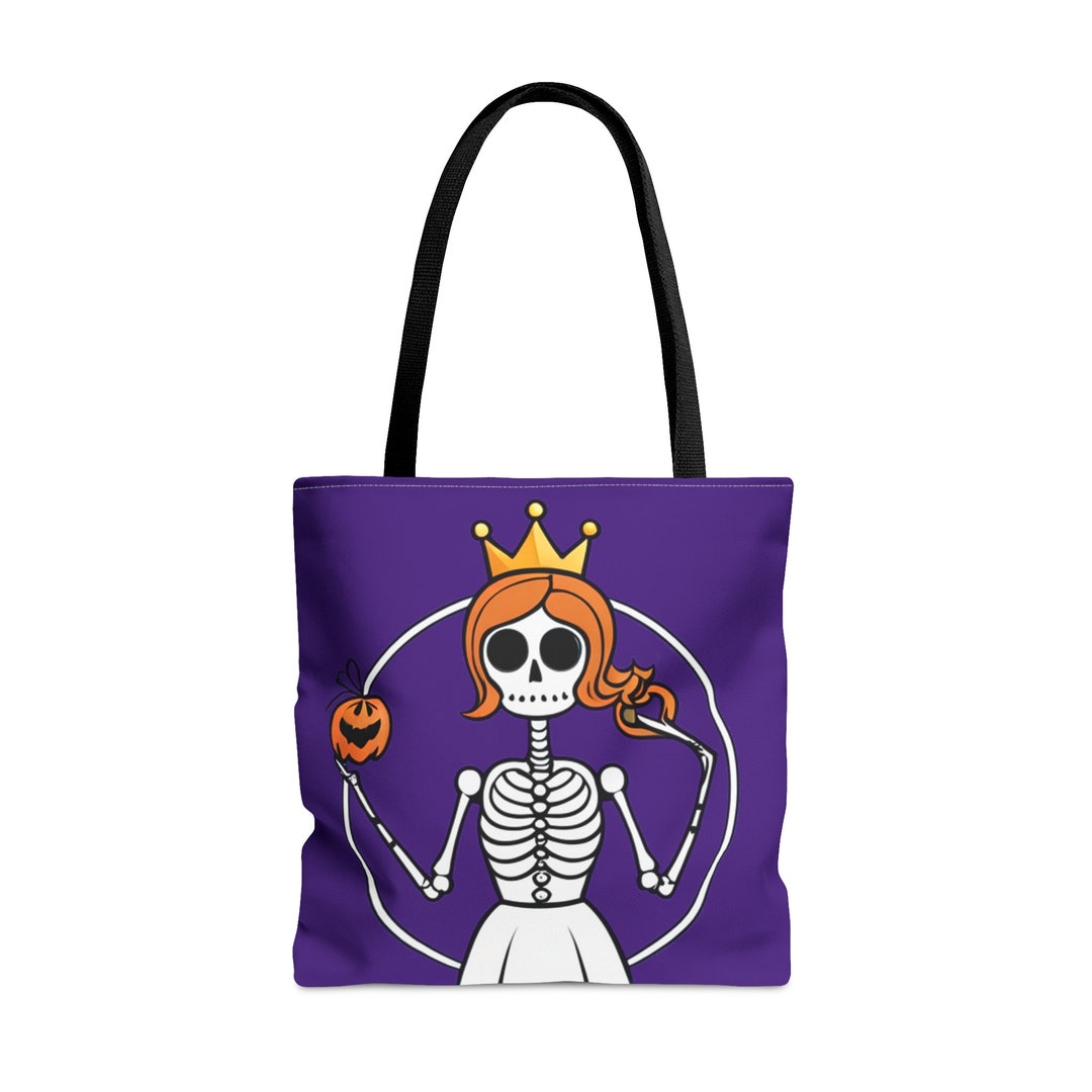 Dead Princess Skeleton Halloween Costume Trick or Treat Bag for Teens ...