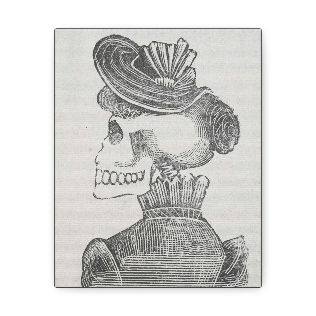 Skeleton Couple Wall Art, 1 of 2: Gothic Art, Skeleton Art Drawing on ...