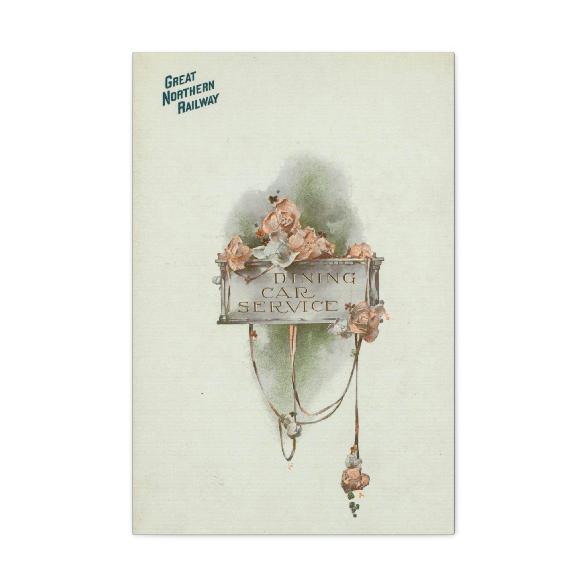 Vintage Food: Great Northern Railway, 1908 Menu, Dining Car Service Pic ...