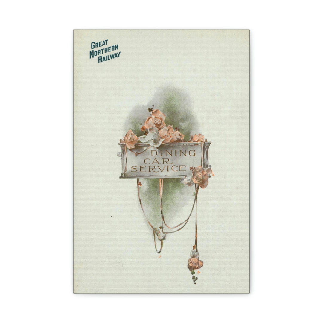 Vintage Food: Great Northern Railway, 1908 Menu, Dining Car Service Pic ...