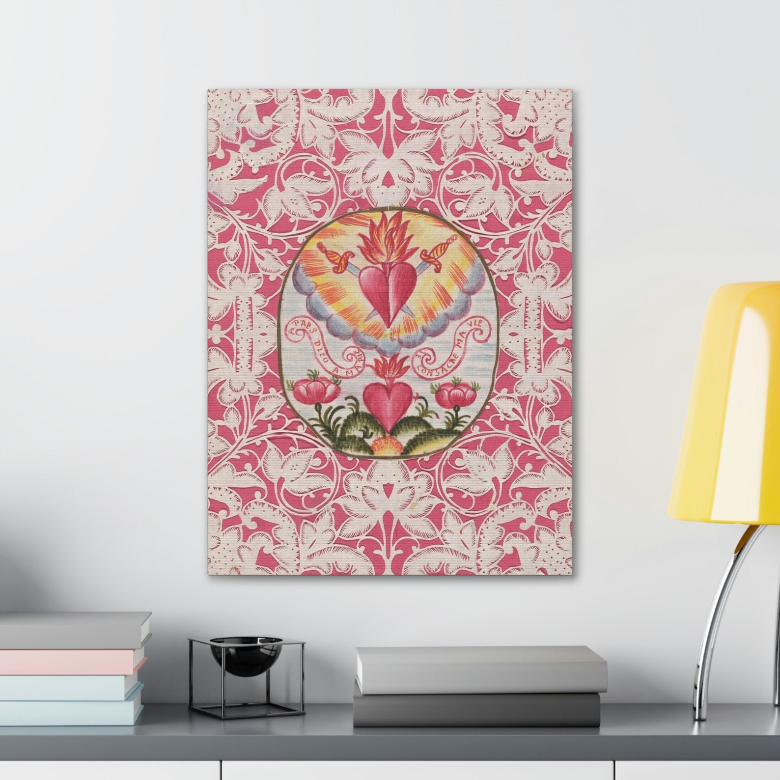 Beautiful Religious Wall Art: Sacred Heart of Jesus, 18th Century ...