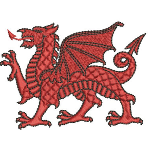 Welsh Dragon - Etsy