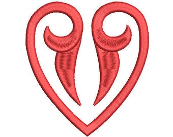 Heart squiggle | Etsy