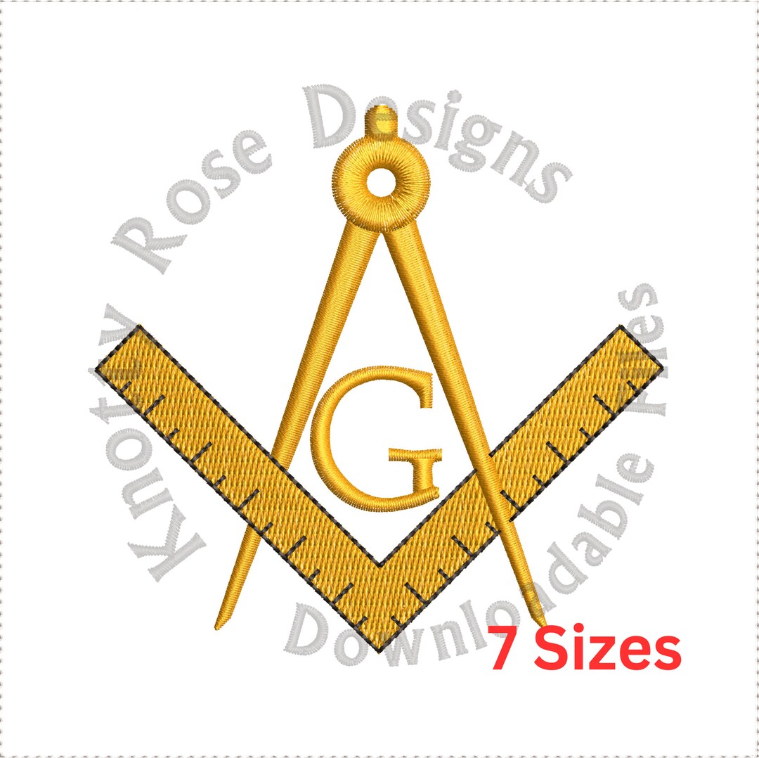 Free Mason 1 (instant Download) Machine Embroidery Design - Etsy