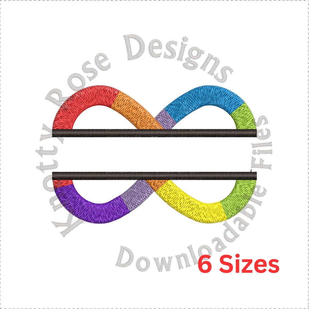 Autism Neurodiversity Acceptance Infinity Loop Split Frame instant ...