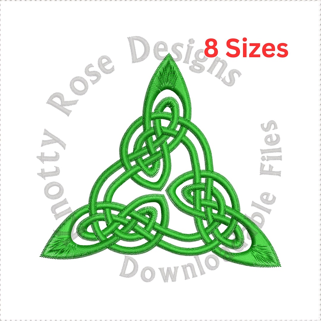 Celtic Knotwork Triangle 3 (instant Download) Machine Embroidery Design ...