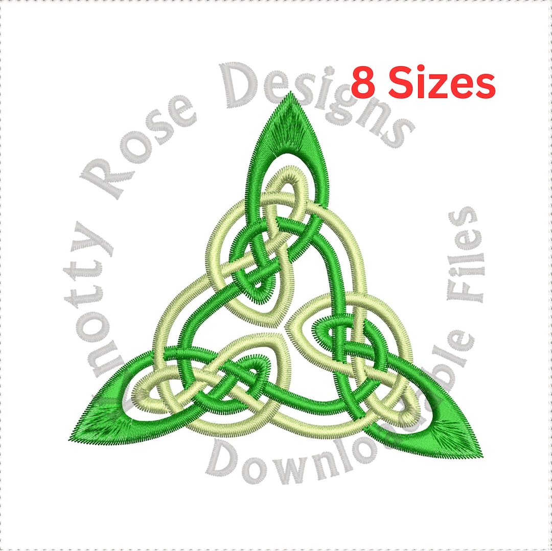 Celtic Knotwork Triangle 3 Two-tone (instant Download) Machine ...