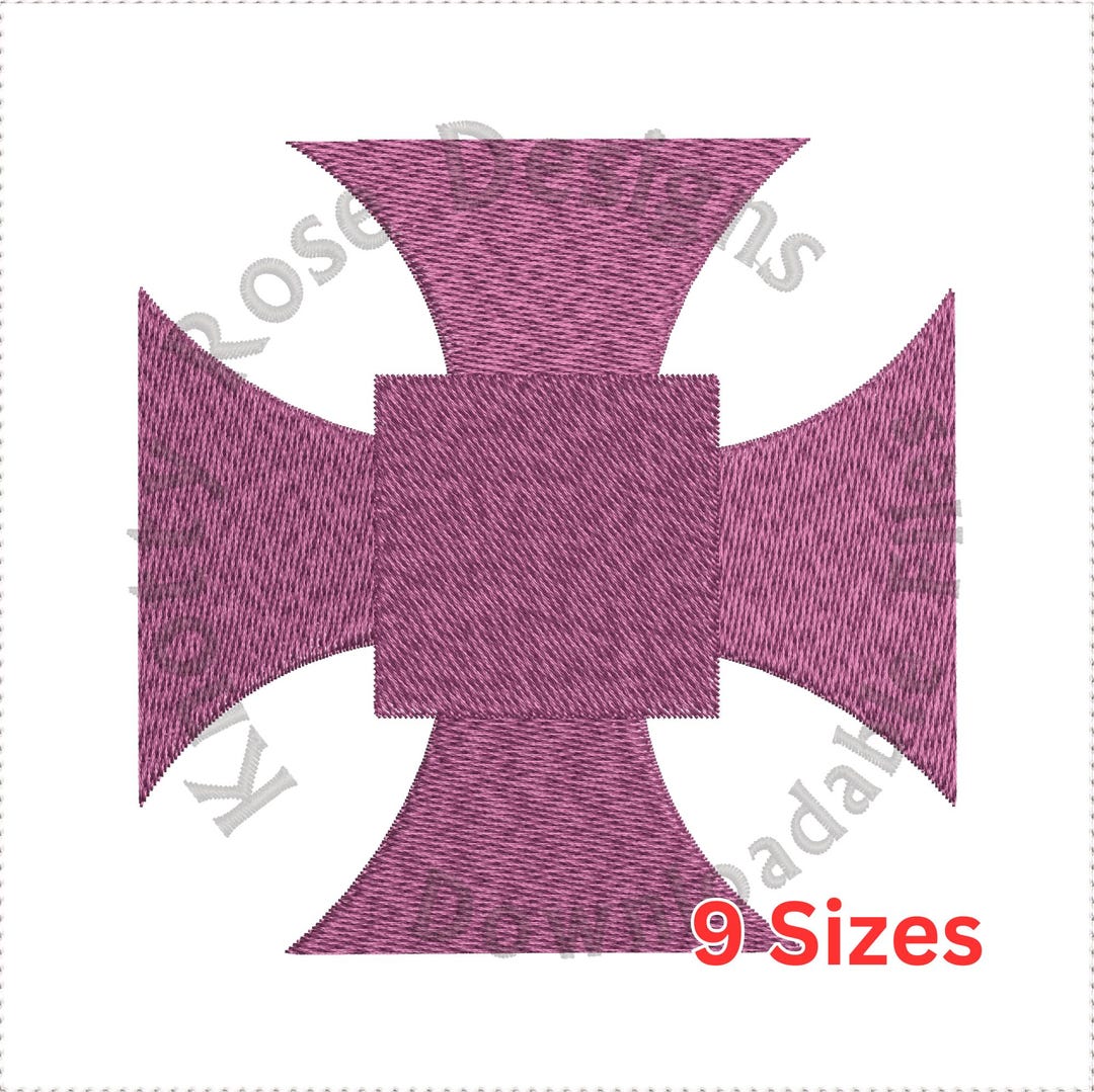 Quadrate Patee Cross (instant Download) Machine Embroidery Design - Etsy