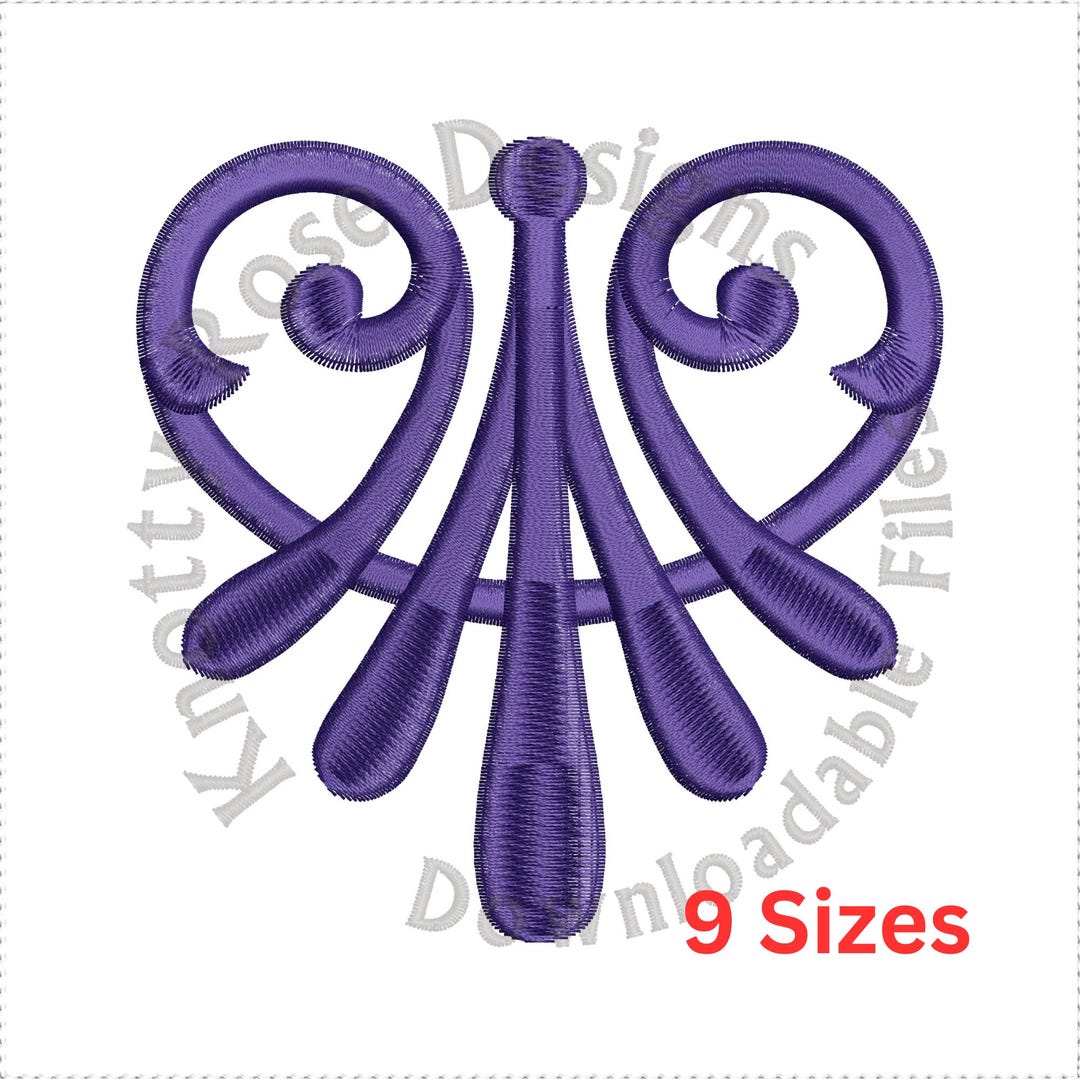 Fan Flourish 1 (instant Download) Machine Embroidery Design - Etsy