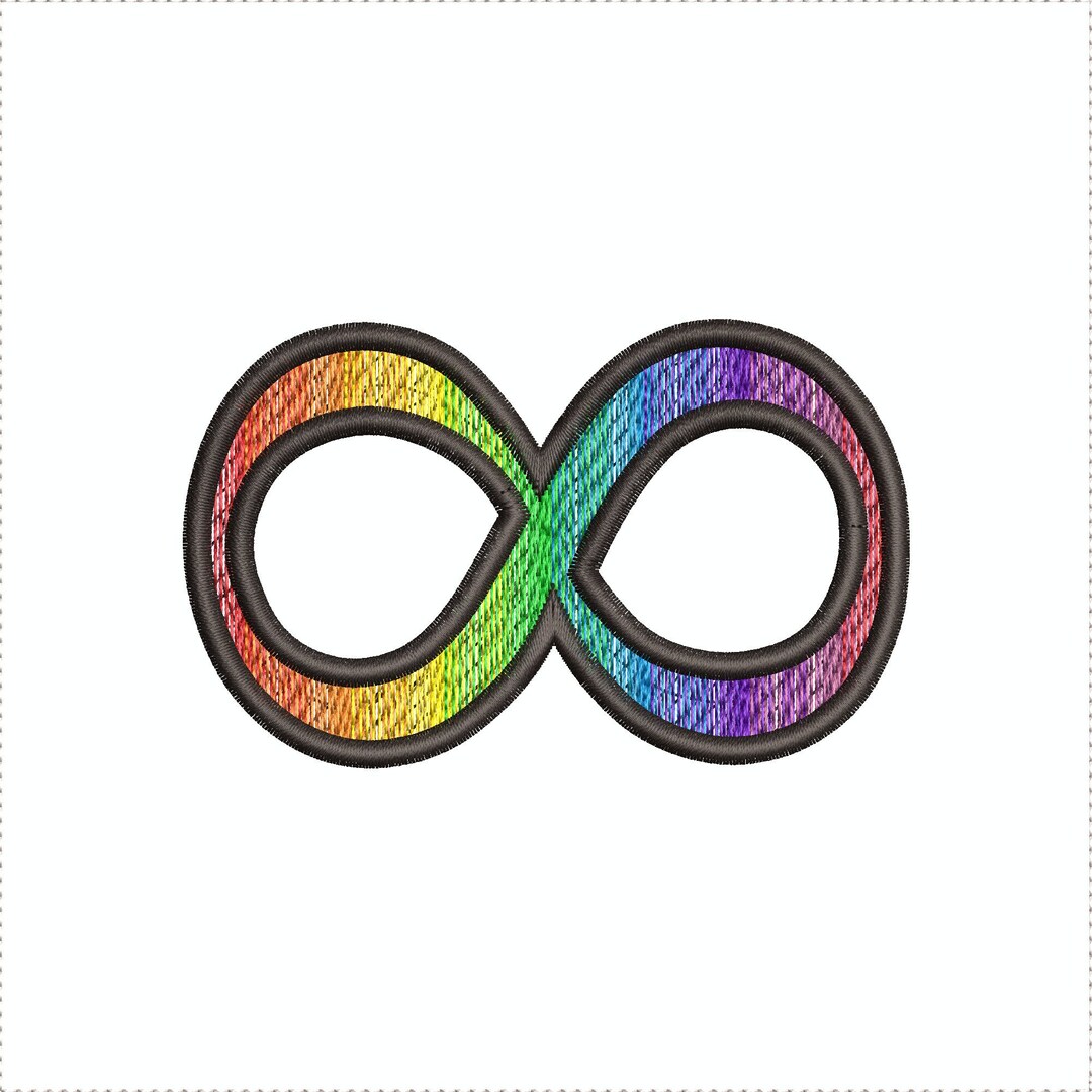 Autism Neurodiversity Infinity Loop Blended instant Download - Etsy