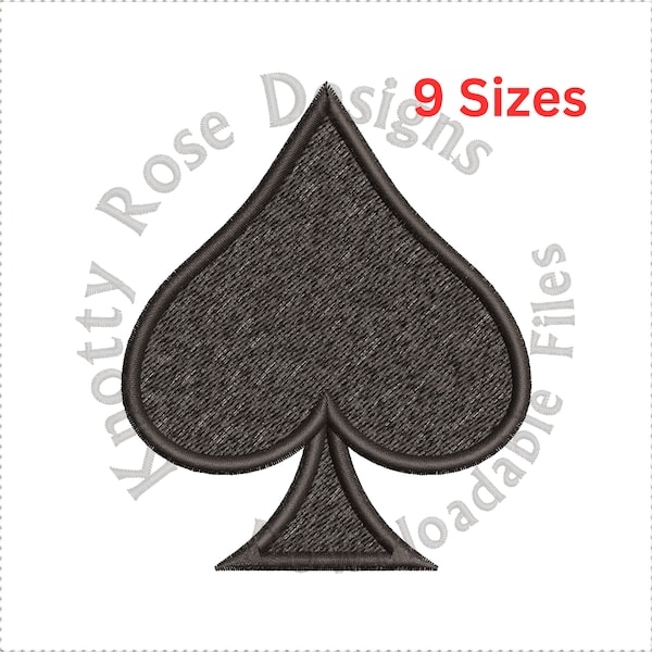 Playing Card Embroidery - Etsy