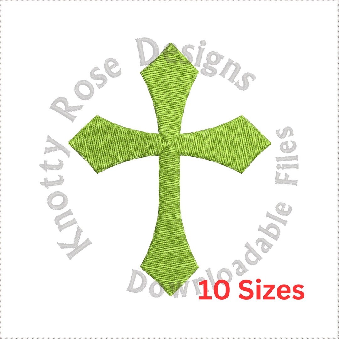 Clechee Cross (instant Download) Machine Embroidery Design - Etsy