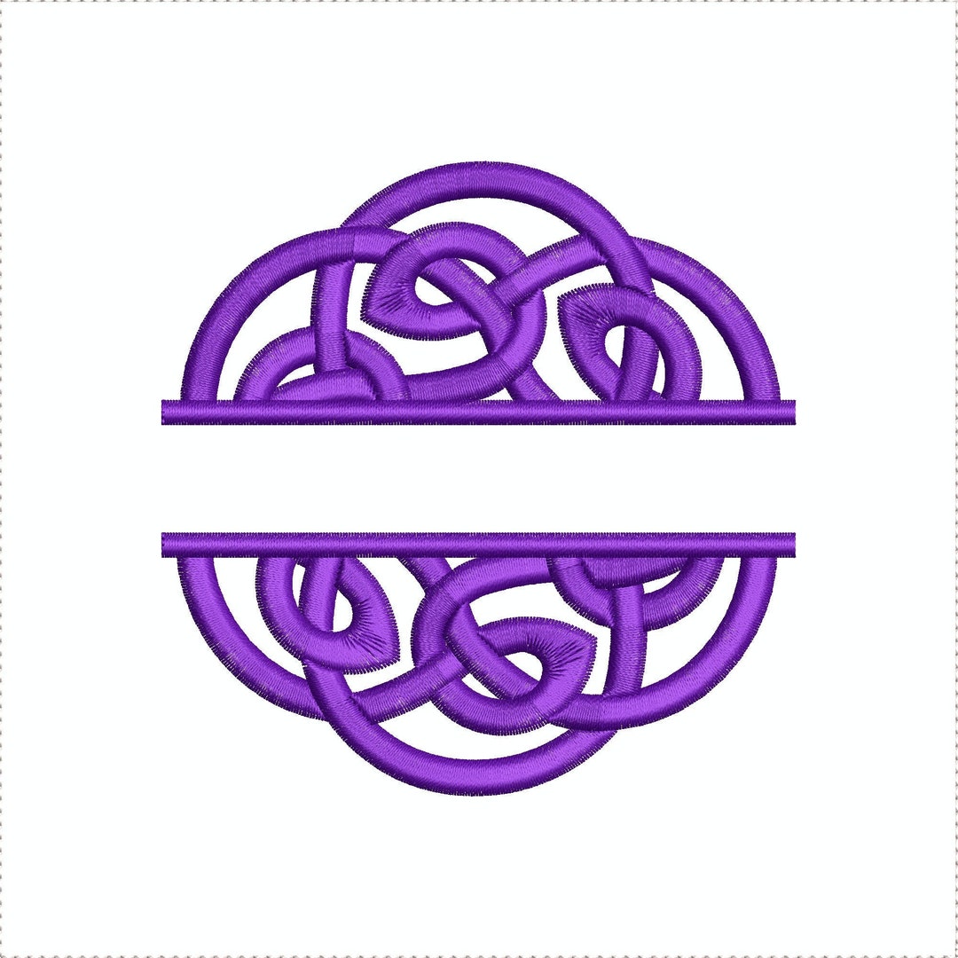 Split Celtic Knotwork Medallion 4 Frame instant Download - Etsy