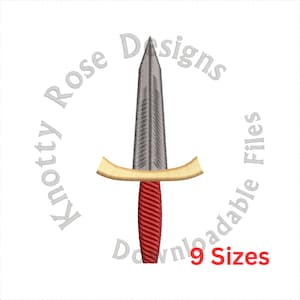 Dagger 1t (instant Download) Machine Embroidery Design - Etsy