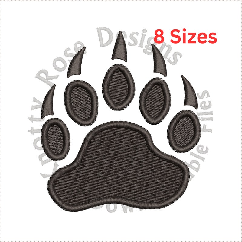 Mini Embroidered Bear - Etsy