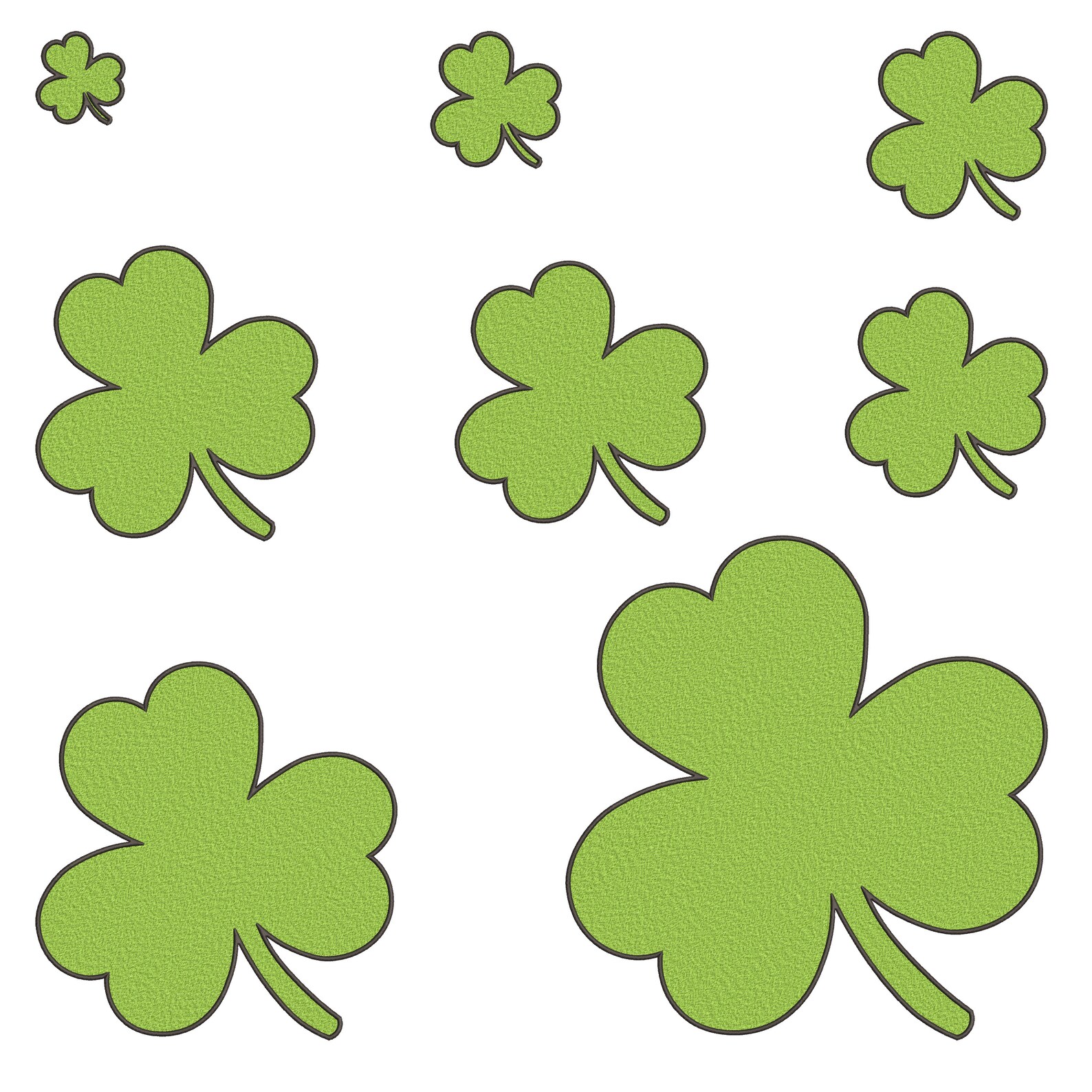 Instant Download machine Embroidery Design Shamrock 1 - Etsy