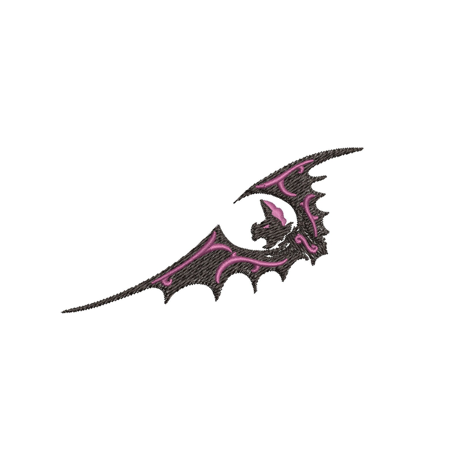 Flying Bat 12 instant Download Machine Embroidery Design - Etsy