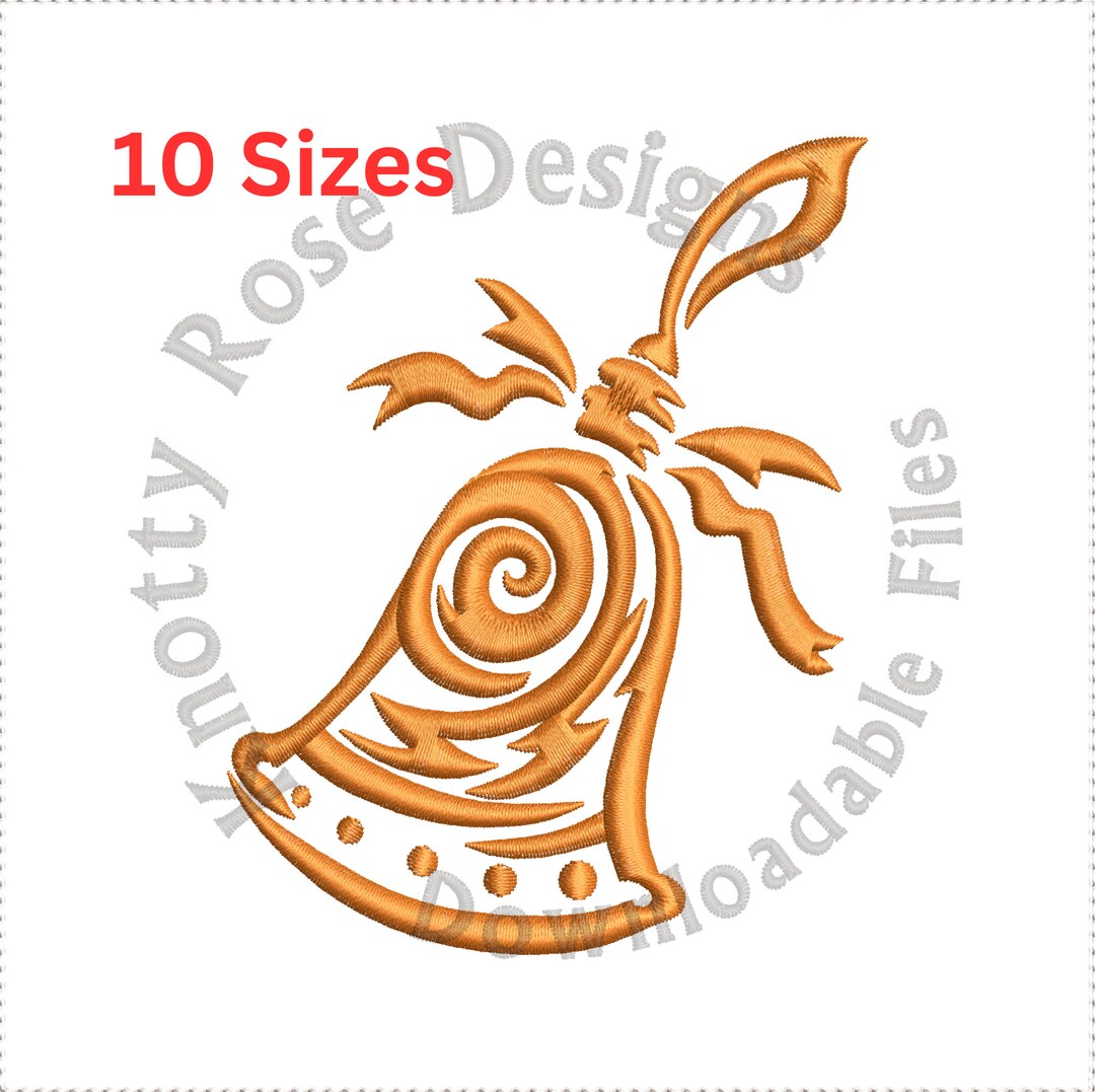 Christmas Holliday Ornament 5 Bell (instant Download) Machine ...